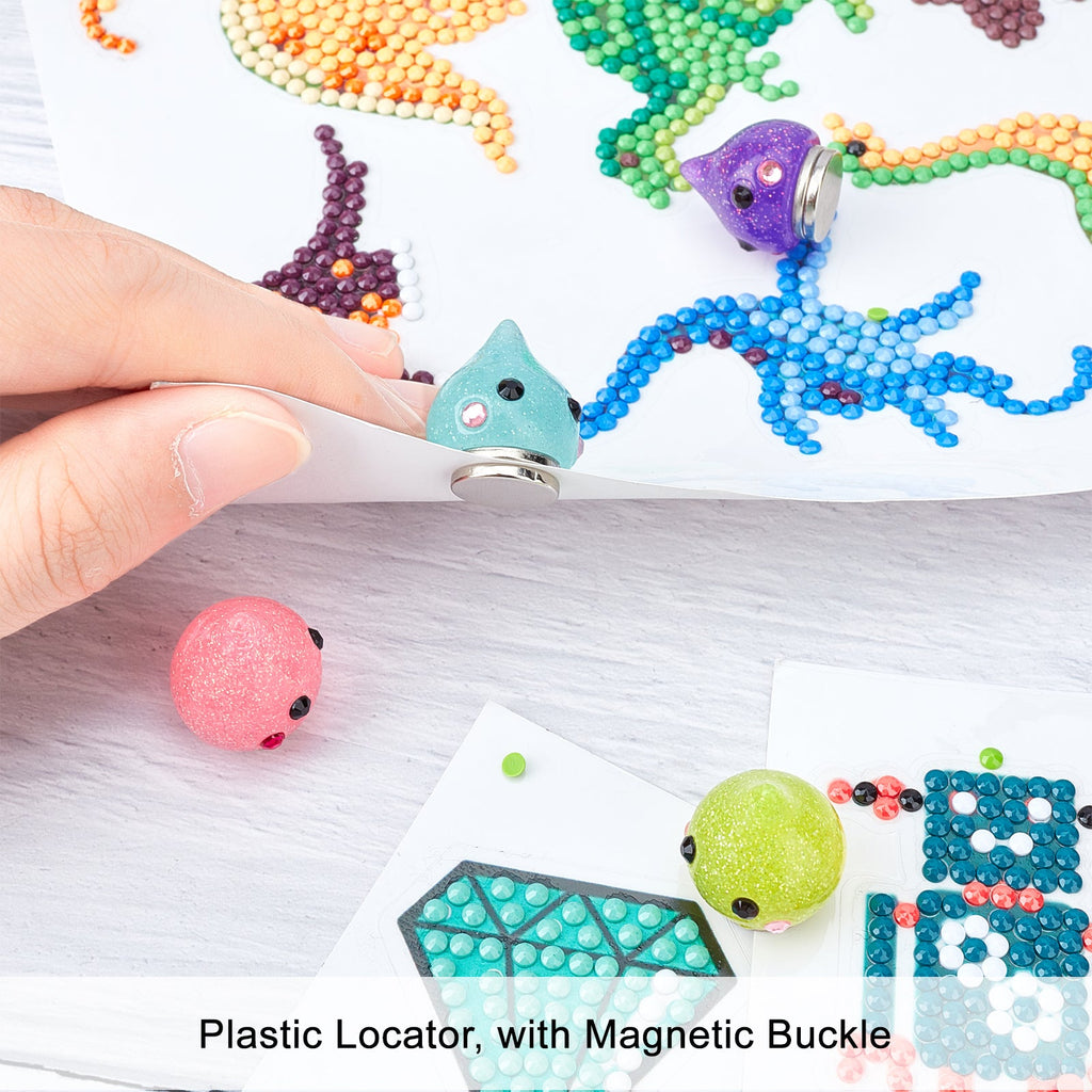 Craspire Plastic Locator, with Magnetic Buckle, Teardrop with Eye, Pla ...