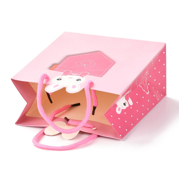 CRASPIRE 20 pc Rectangle Paper Bags, with Cotton Rope Handles, for Gift ...