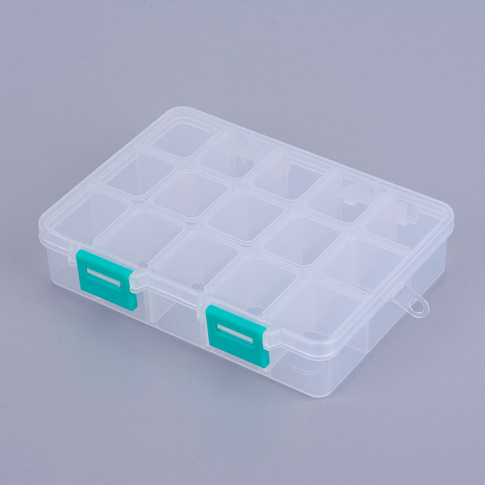 CRASPIRE 1 pcs Organizer Storage Plastic Box, Adjustable Dividers Boxes ...