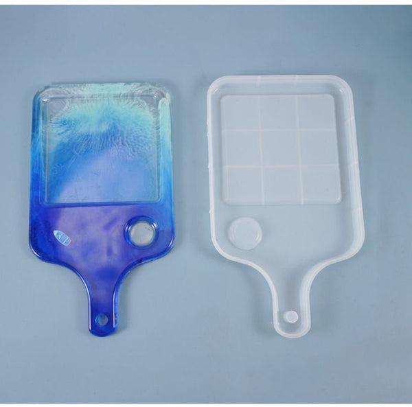 CRASPIRE Rectangle with Pattern Handle Dinner Plate Silicone Molds ...